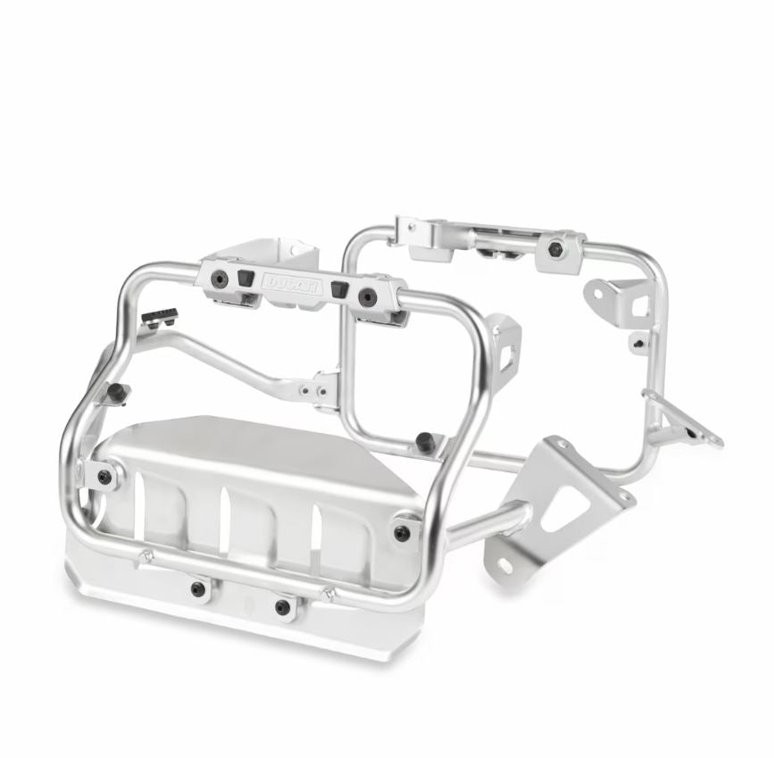 Ducati DesertX Subframe Set for Aluminum Side Panniers – GP Motorcycles