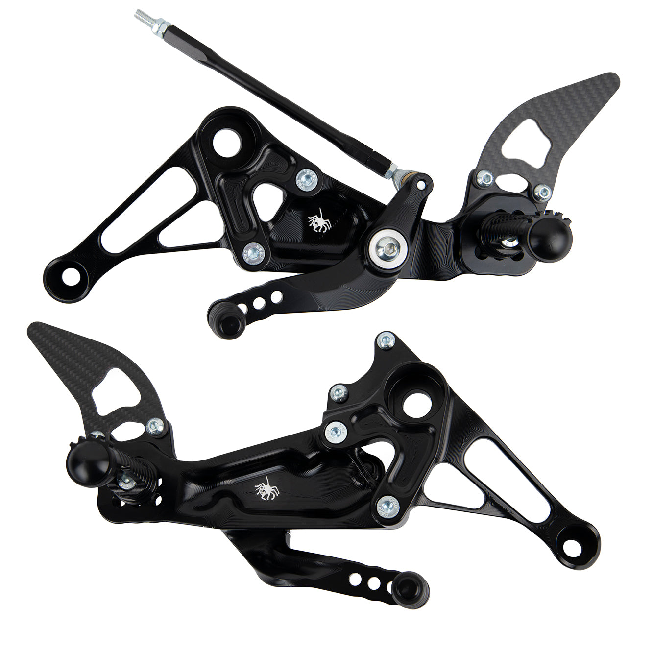 Spider Racing Aprilia RS 660 / Tuono 660 Billet Aluminum Rearsets – GP ...